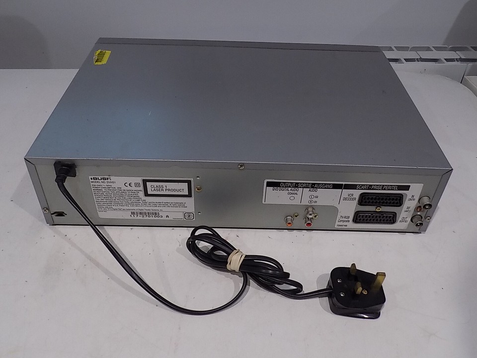 BUSH DVHS1 DVD Player Video Cassette Recorder Combo Genuine Tested ...