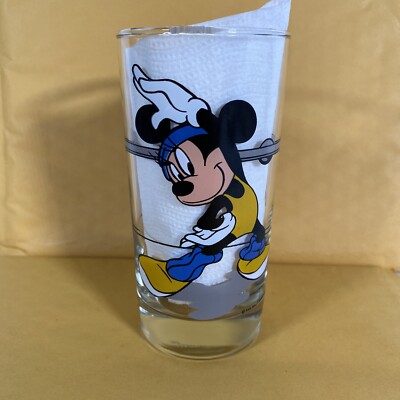 Vintage The Walt Disney Company Aerobic Exercise Minnie Mouse Glass ...