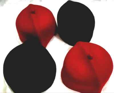 Traditional Igbo Wool Red Hat Cap . Black, Red or Embelished Hat Isiagu ...