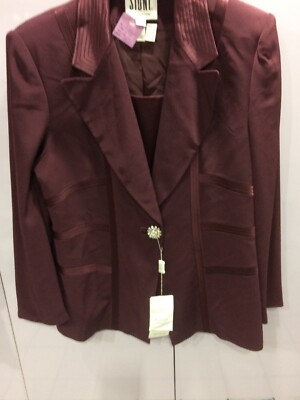 Nwt Burgundy 2 Pc Suit By Sioni 14/16 | eBay