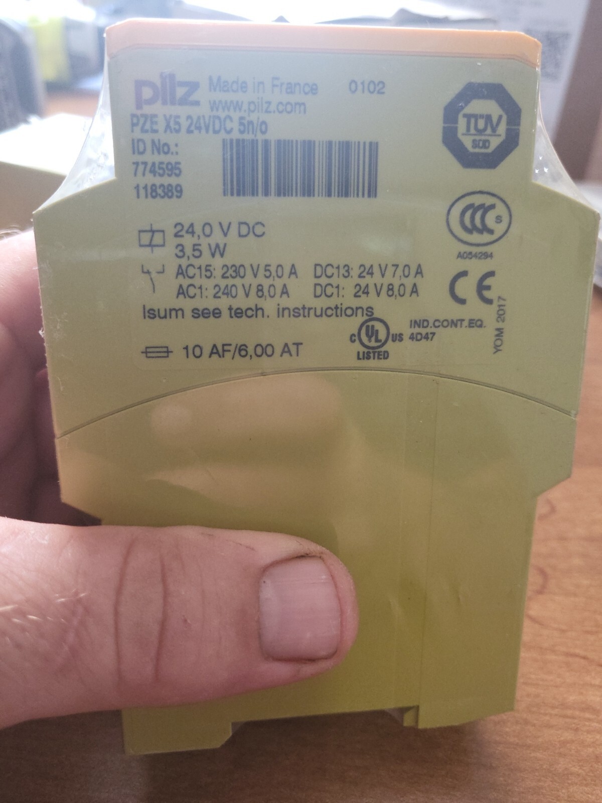Pilz PZE X5 24VDC 5n/o Safety Relay 2 Pack | eBay