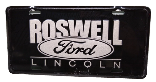 Roswell Ford Lincoln Dealership Booster License Plate New Mexico | eBay