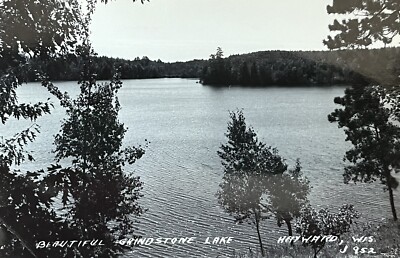 Beautiful Grindstone Lake, Sawyer County, WI Antique Real Photo ...