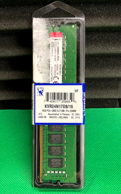 Kingston 16GB PC4-19200 DDR4 SDRAM DIMM KVR24N17D8 16 ️ ️ NEW! SEALED ...
