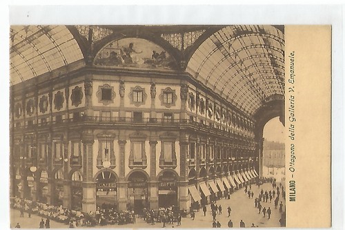 Cartolina Italy, Italy, Milano, Ottagono Della Galleria V.Filiberto | eBay