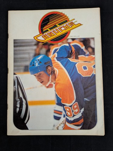 Wayne Gretzky 1st Short-Handed NHL Goal Program 12/28/1979 Edmonton ...