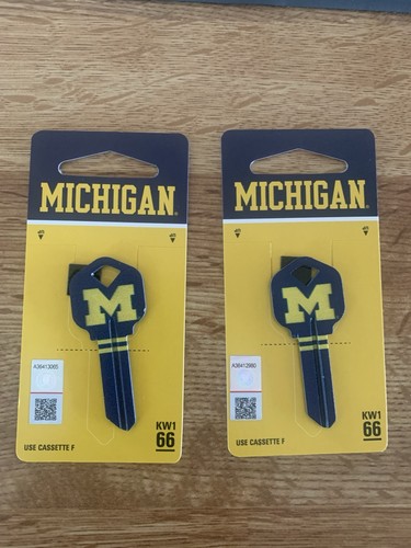 2 -University of Michigan Wolverines Key - KW1 #66 ** NEW ** | eBay