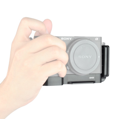 Alum L Plate QR Extension Bracket Hand Grip for Sony A6400 A6300 A6100 ...