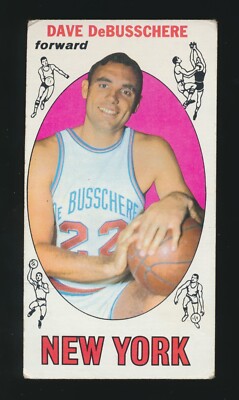 1969-70 Topps Basketball -#85 DAVE DeBUSSCHERE (New York Knicks) *HOF ...