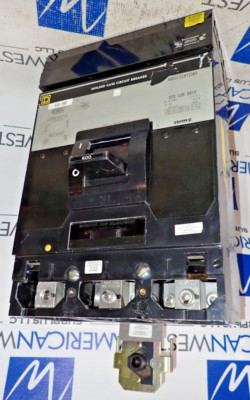 Square D MA36600 600 Amp 600 VAC 3 Pole Type MA I-Line Circuit Breaker ...
