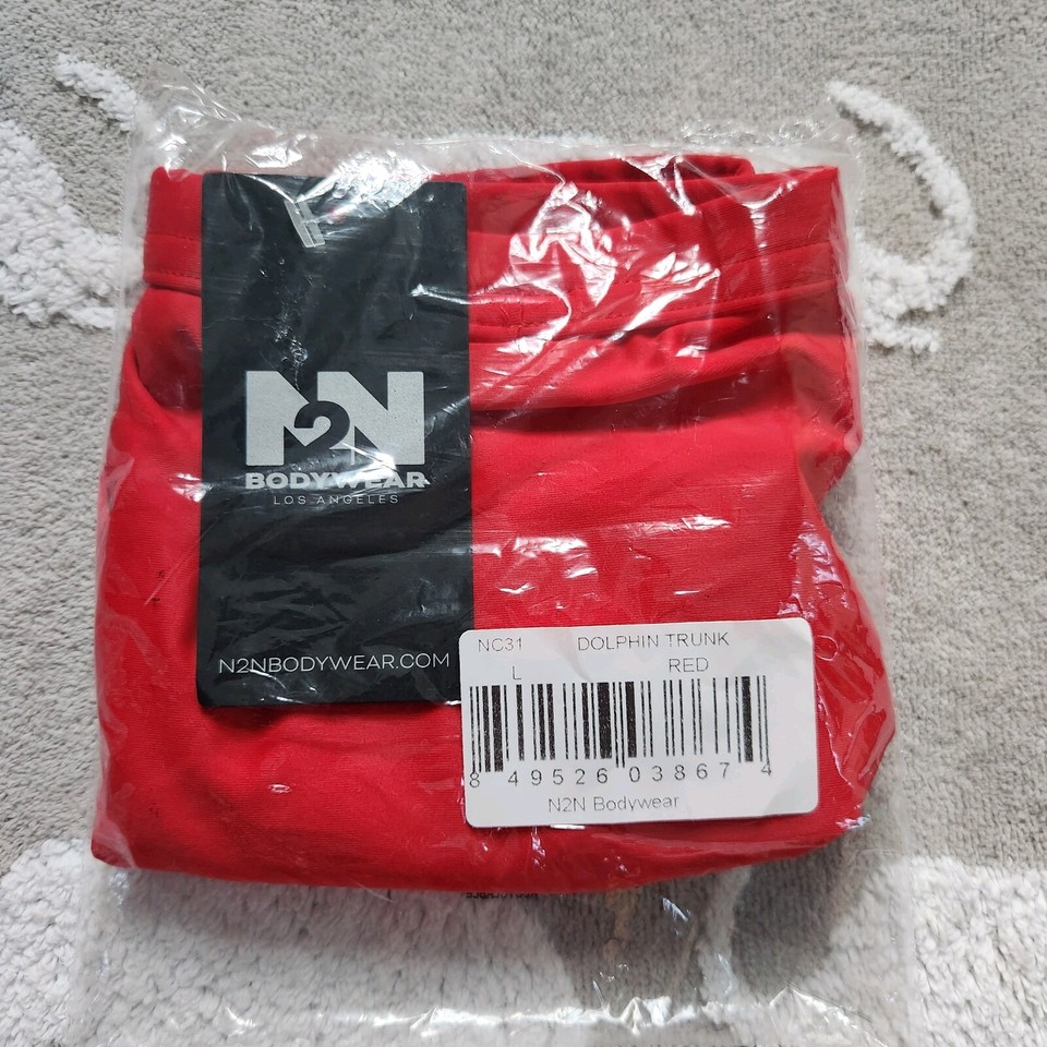 N2N Bodywear NC31 Dolphin Trunk - L / RED | eBay