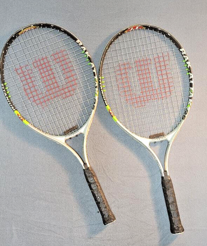 Tennis Rackets - Wilson Titanium Tennis Rackets (2 Rak Attak and 2 ...