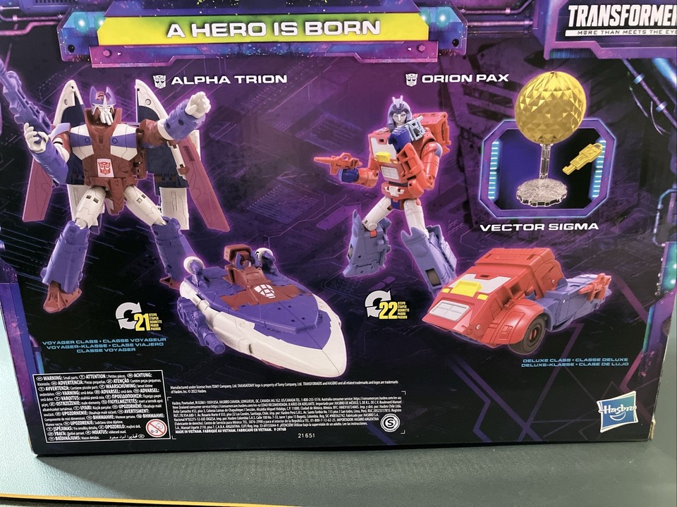 Hasbro Transformers Alpha Trion & Orion 5.5 in Action Figure - F4242 ...