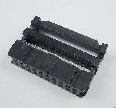 US Stock 10x FC-20P IDC 2.54mm Connector Female Header pin 2x10 JTAG ...