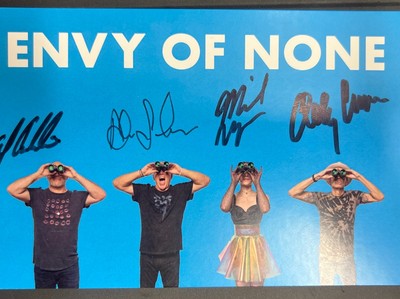 Rush - Alex Lifeson Signed Envy of Noise Promo Card | eBay