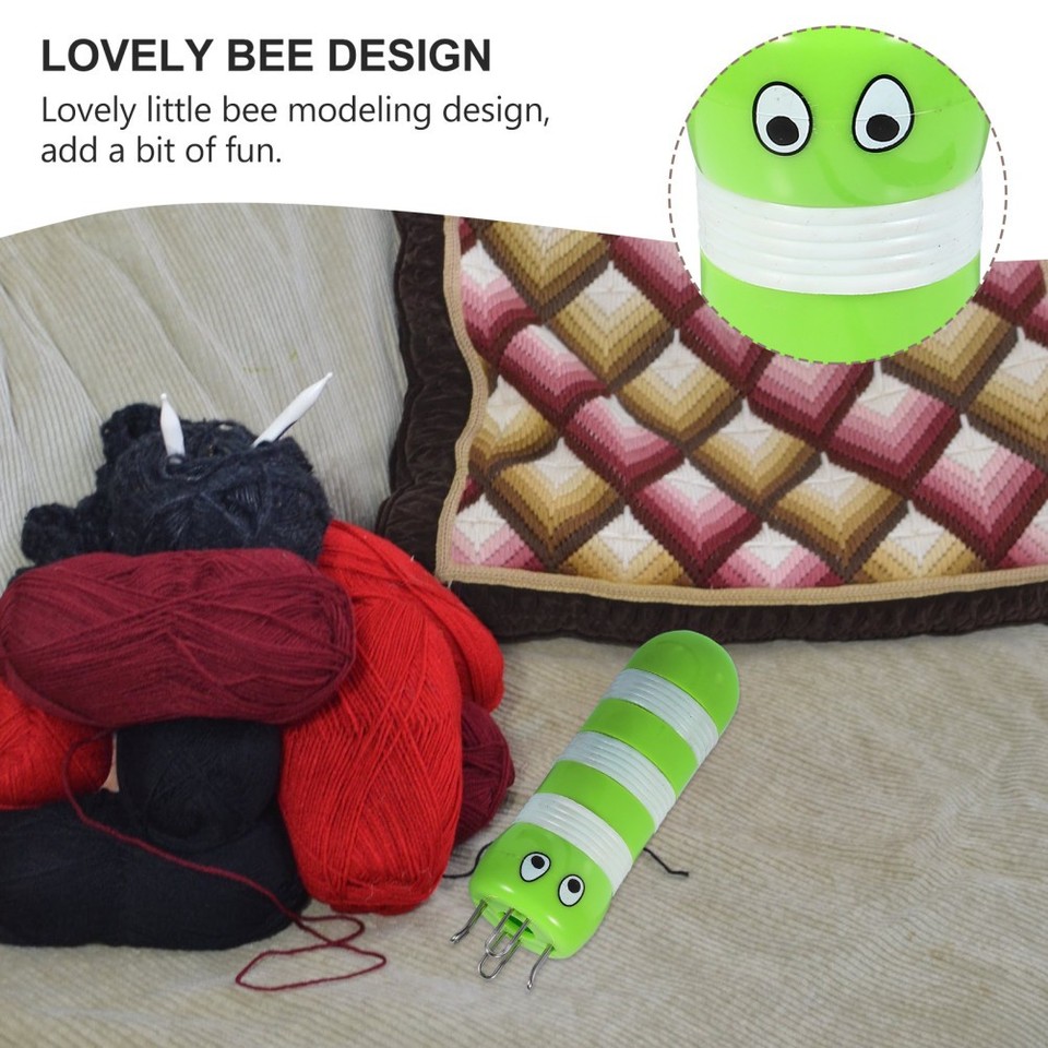 Hand Operated Knitting Machine 4 Peg Prong Doll DIY Knitted Tool | eBay UK