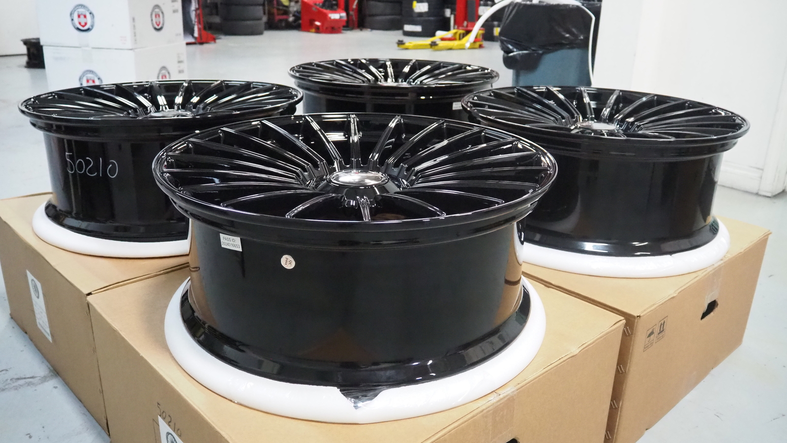 24" Savini SV1 X1 24x10 Black Concave Full Forged Wheels Rims Fits ...