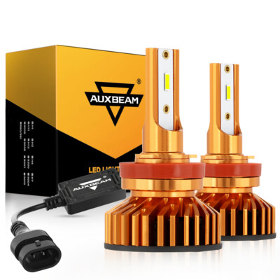 H8 H11 LED Headlight For Can-Am Defender HD5 HD8 HD10 2016-2019 6500K ...