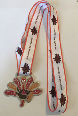 STRUTTIN' OUR STUFFIN' Run Race Medal JACKSONVILLE FLORIDA Turkey ...