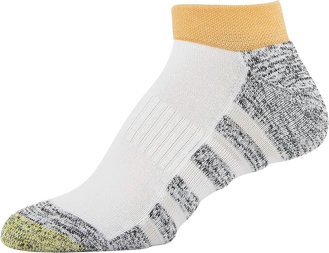 GOLDTOE® Sport Low Cut Socks 6 Pack "ZONED Cushion " POWERSOX® "UNISEX ...