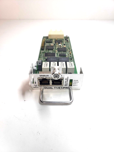Intel-Tel Mitel 5000 HX 580.2702 2-Port Dual T1/E1/PRI Expansion Module ...
