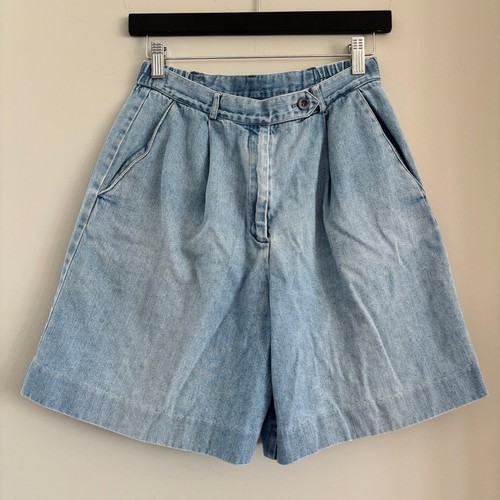 Vintage 90s Talbots David Brooks Paper Bag Denim Mom Shorts Size 8 | eBay