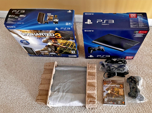 Sony PlayStation 3 Super Slim PS3 CECH-4001B 250GB open box | eBay