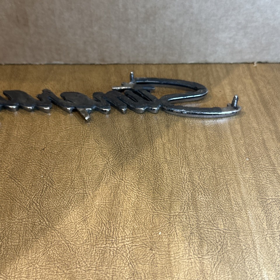 Vintage Corvette Stingray Script Emblem Badge Name Plate Logo Car Part ...