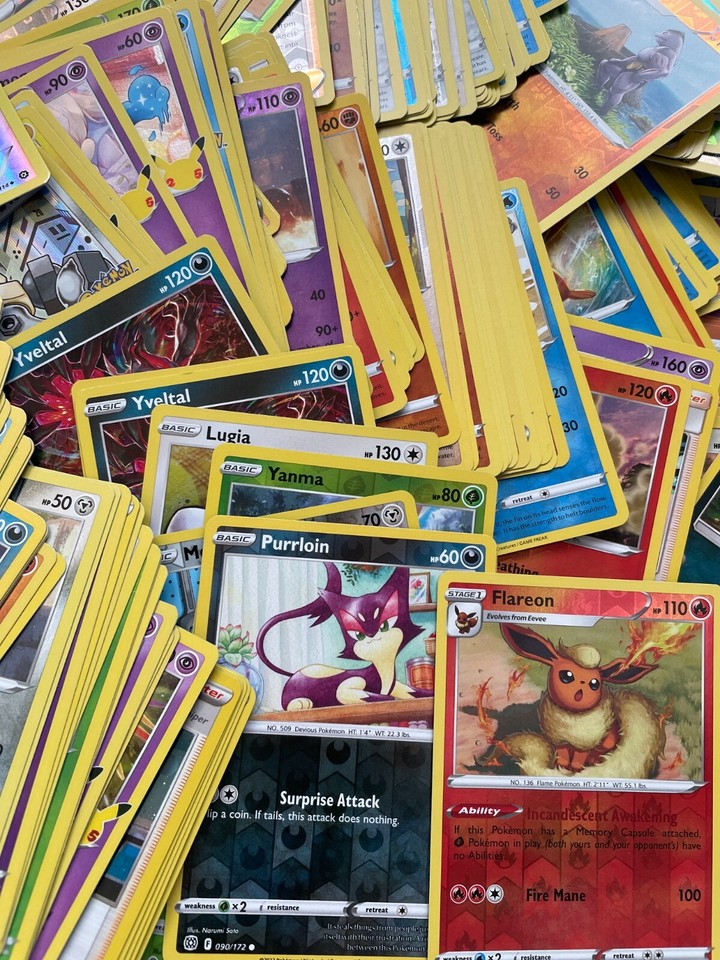 50x Pokemon Card Bundle TCG Rare Holo 100% Genuine Pokémon Cards ...