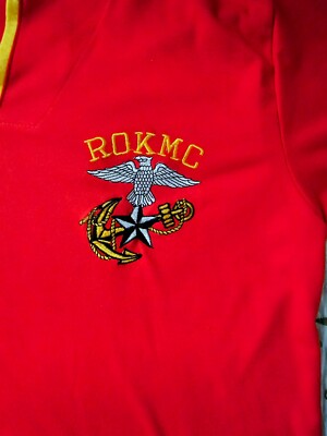 ROKMC Republic Of Korea Marine Corps Polo Shirt Men's Size M ...