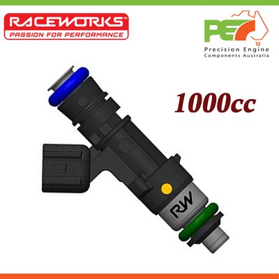 1x RACEWORKS 1000cc Fuel Injector For Holden Commodore VE V6 (Excluding ...