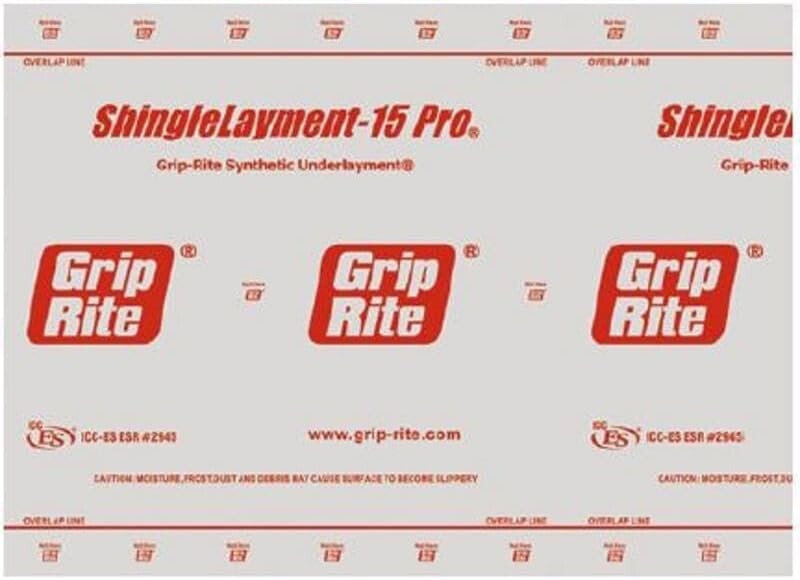 Grip-Rite SL154250GRP Rolled Roofing Paper ShingleLayment 15-Pro 4' W X ...