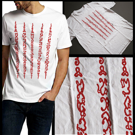 Muay Thai Yak Sant Script T-Shirt Thai Boxing Fighter Martial Arts ...