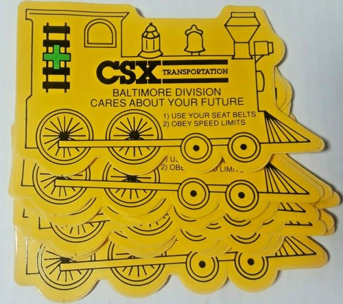 Lot of 10 CSX Railroad Train Logo Vtg Stickers Baltimore Division ...