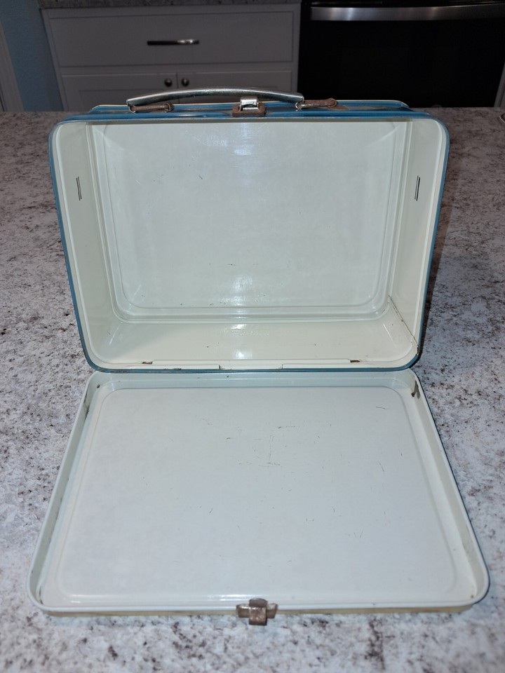1950s Roy Rogers Lunch Box - No Thermos * Vintage * Lunchbox kit pail ...