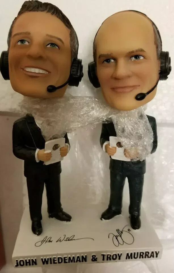 JOHN WIEDEMAN & TROY MURRAY BOBBLEHEAD Chicago Blackhawks 10/20/19 New ...
