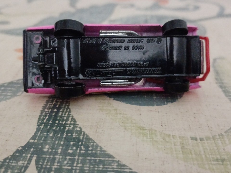 Vintage 1971 Lesney Matchbox Superfast No. 70 Pink Dodge Charger ...