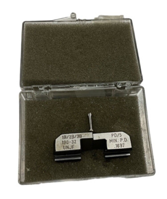 JOHNSON GAGE .190-32 UNF .1697 PD/5 Thread Gage / Comparator Segments ...