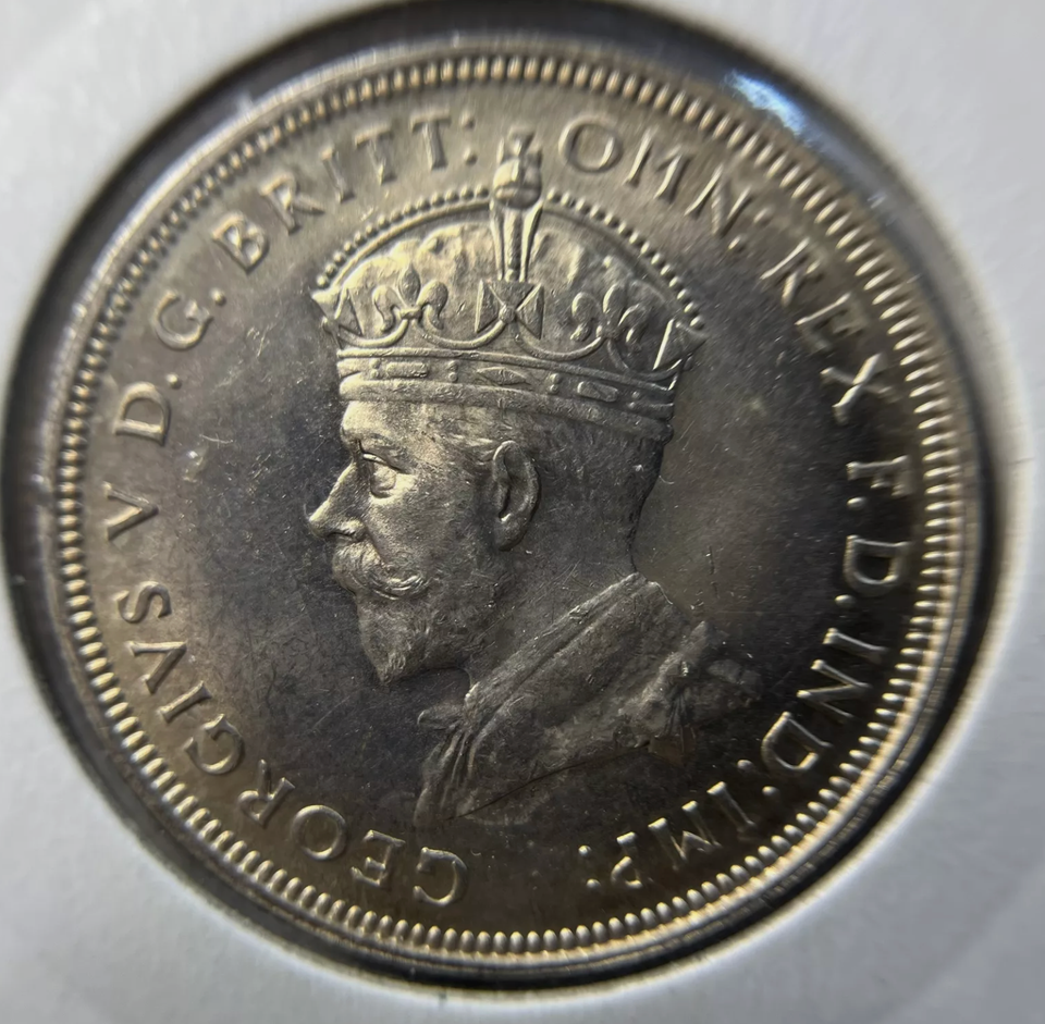 1927 Parliament Florin Coin - Choice Uncirculated Lustre - 8 Pearls 3 ...