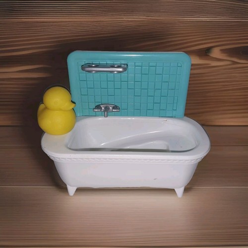 Barbie Kelly Play House Bath Tub Rubber Duck Bathroom With Seat | eBay