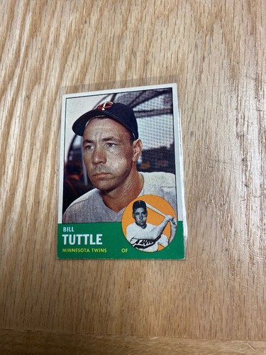 1963 Topps Baseball Bill Tuttle Minnesota Twins Card #127 | eBay