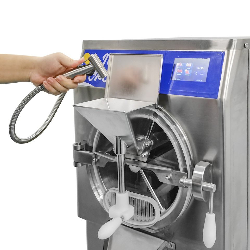 Wixkix Hard Serve Ice Cream Machine Gelato Italian Ice Maker 48L/H ...