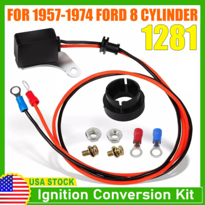 For Ford V8 Pertronix 1281 Ignition Points-to-Electronic Conversion Kit ...