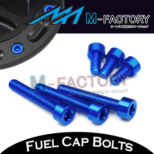DARK BLUE CNC Fuel Cap Tank Bolts For Triumph Speed Triple 1050 2005 ...