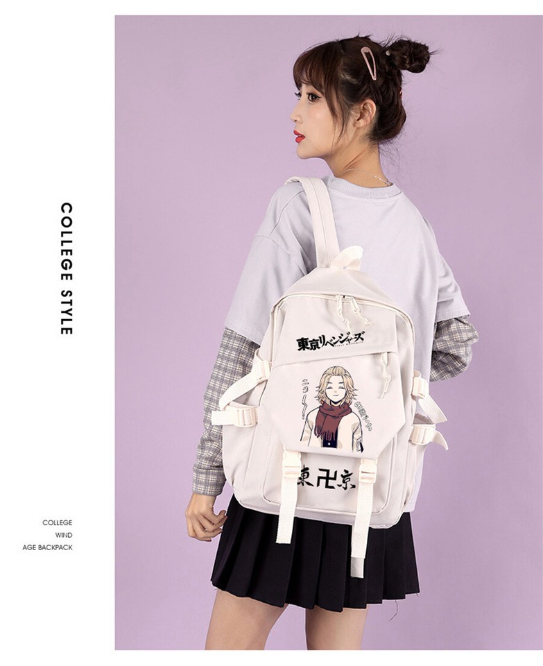 Anime Tokyo Revengers Manjiro Sano Student Backpack Mikey Schoolbag ...