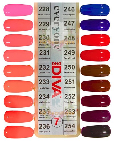 DND DUO DIVA GEL & LACQUER #247 - Jelly Marine | eBay