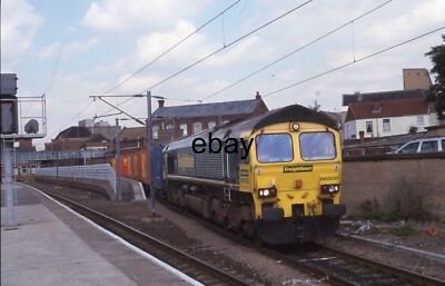35mm Railway Slide - Freightliner Loco Class 66. 66502 @ Doncaster ...