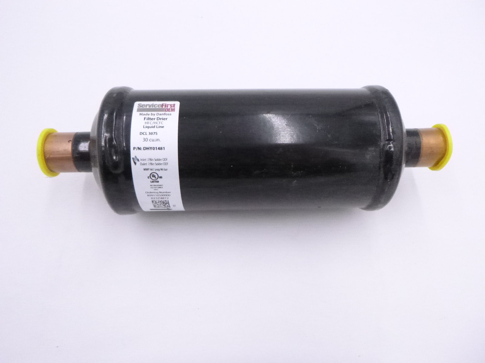 Service First OEM Filter Drier Hfc/hcfc Liquid Line DCL 305/75 DHY01484 ...