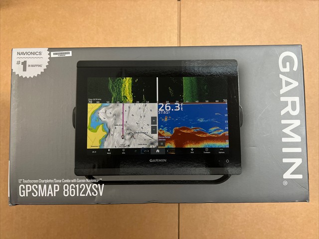 GARMIN GPSMAP 8612XSV COMBO GPS/MULTIFUNCTON DISP. FISHFINDER GN (010 ...
