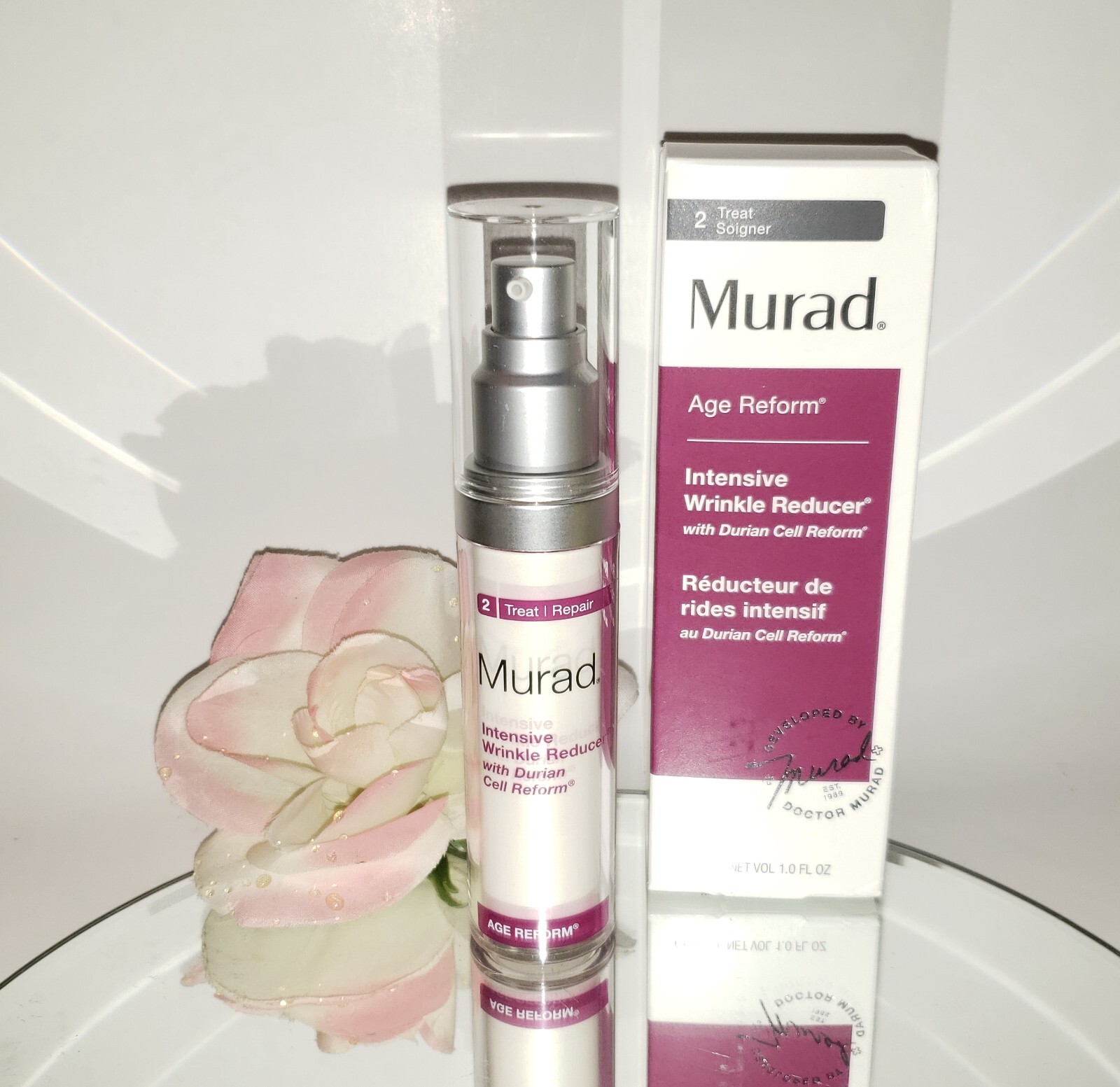 Murad Age Reform Intensive Wrinkle Reducer Durian Cell Treatment Serum ...